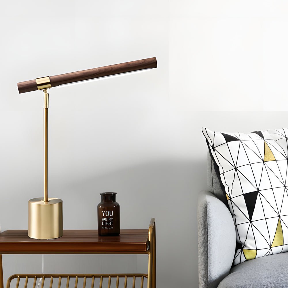 Solin Collective Vireo Desk Lamp – Minimalist Wood LED Work Light